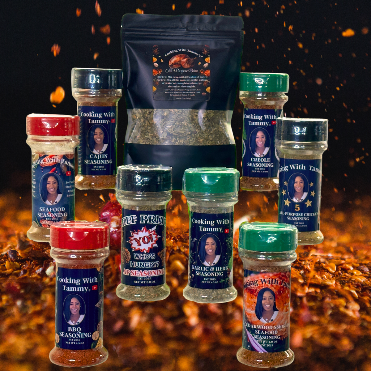 Star Feast Collection ( 8 Seasonings + Turkey Brine) – Cooking With Tammy