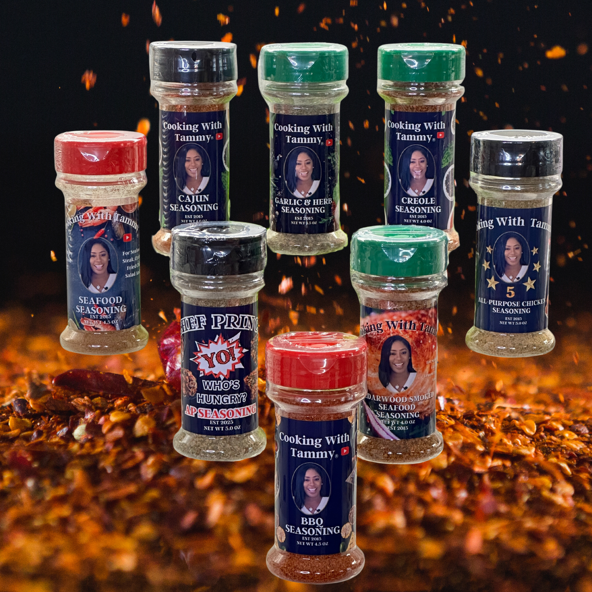 Chef’s Elite 8 Pack Seasoning Bundle – Cooking With Tammy